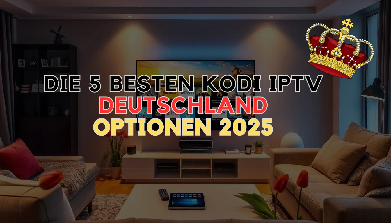 Die 5 besten Kodi IPTV Deutschland Optionen 2025