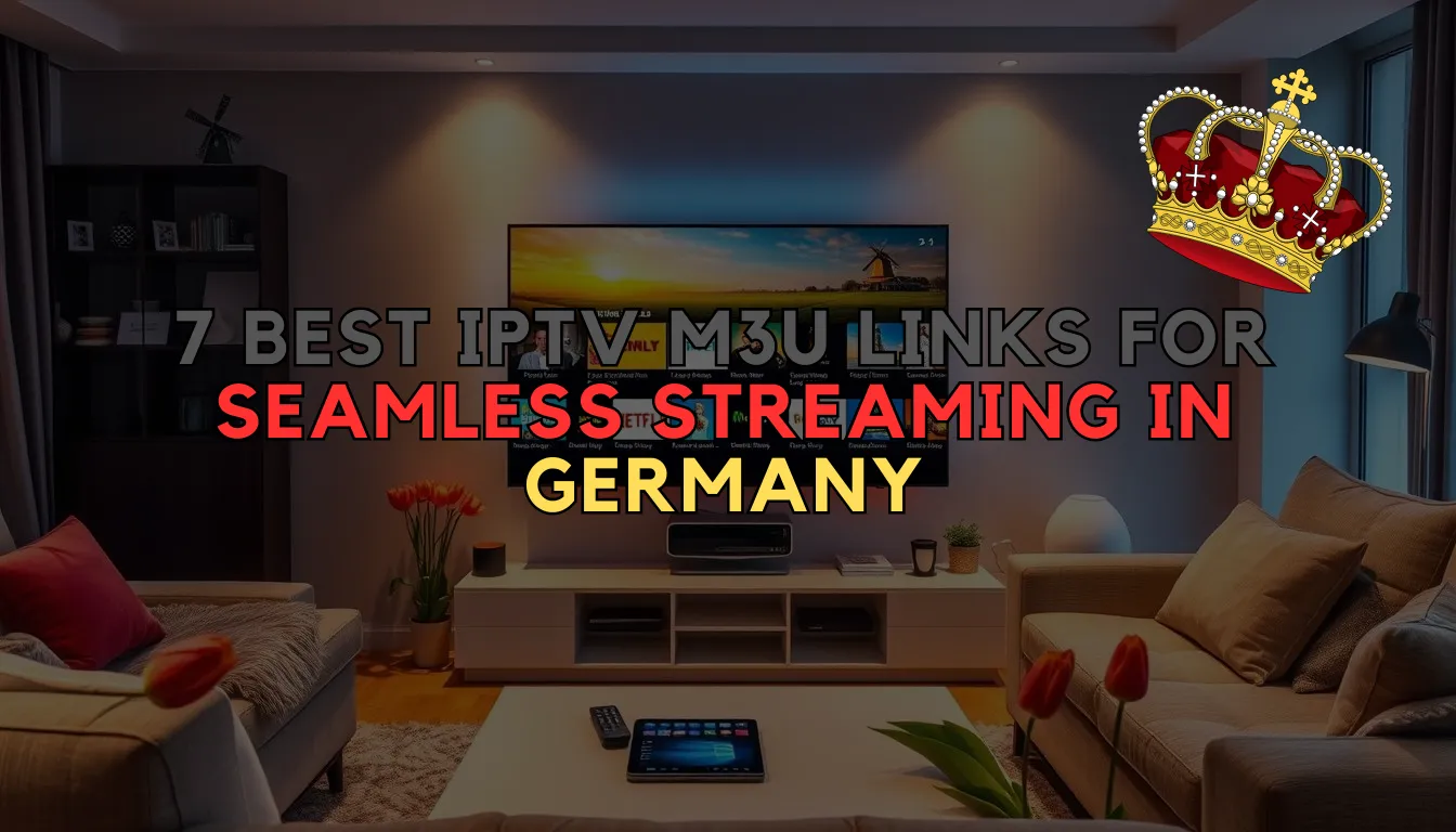 7 Best IPTV M3U Links for Seamless Streaming in Germany
